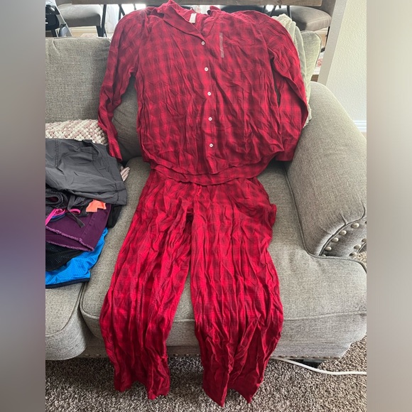 Victoria's Secret | Intimates & Sleepwear | Victorias Secret Red Plaid ...